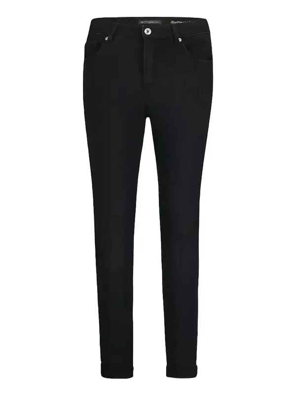 BETTY BARCLAY Turn-up Trousers - Black