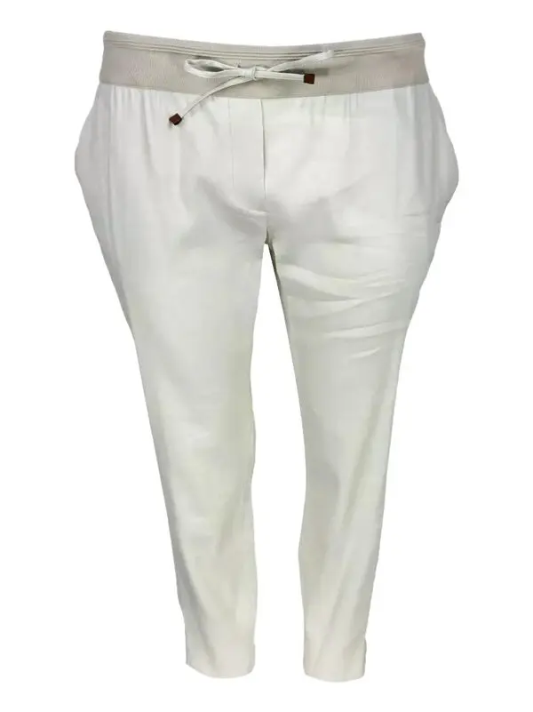 Lorena Antoniazzi Drawstring Trousers - Neutrals