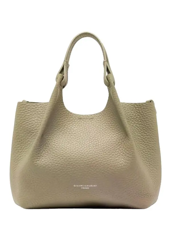 GIANNI CHIARINI Grained Leather Tote Bag - Green