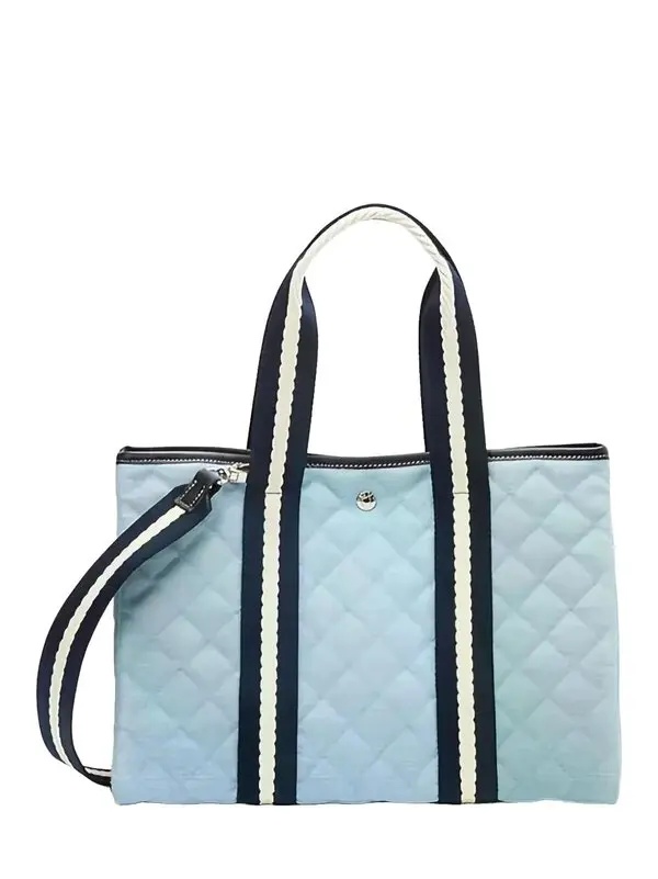 Rue De Verneuil Medium Traversée Quilted Tote Bag - Blue