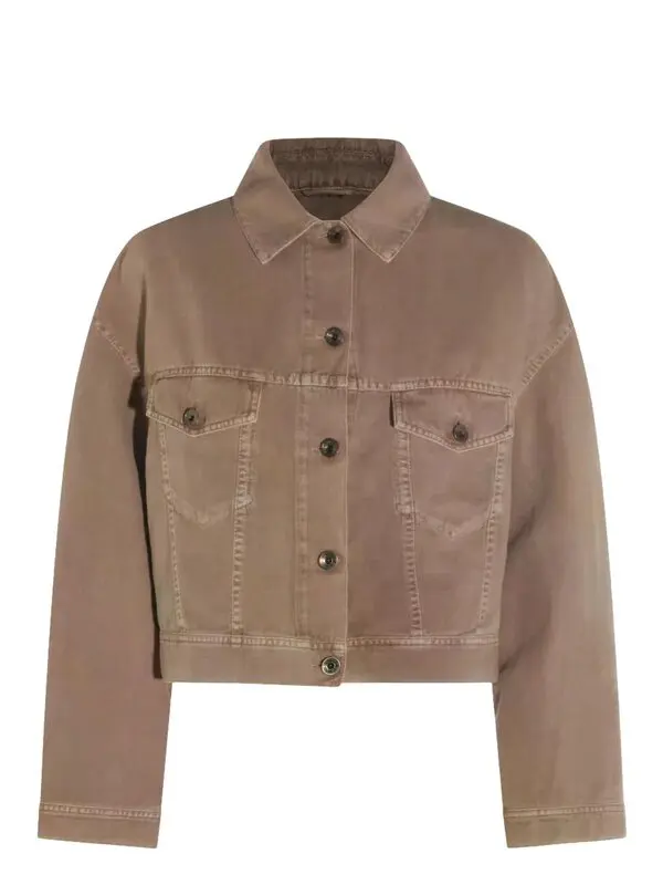 Brunello Cucinelli Button Chest-pocket Jacket - Neutrals