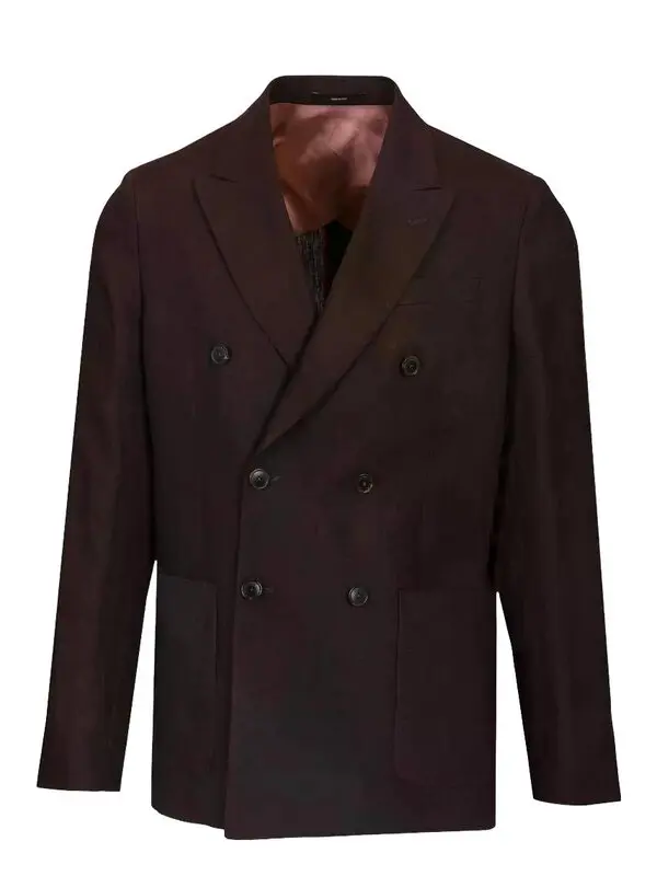 Paul Smith Double-breasted Jacket - Purple