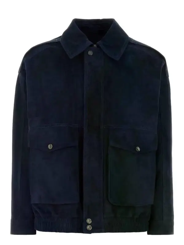 SALVATORE SANTORO Suede Jacket - Blue