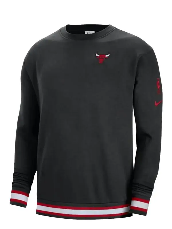 Nike Chicago Bulls Crew-neck T-shirt - Grey