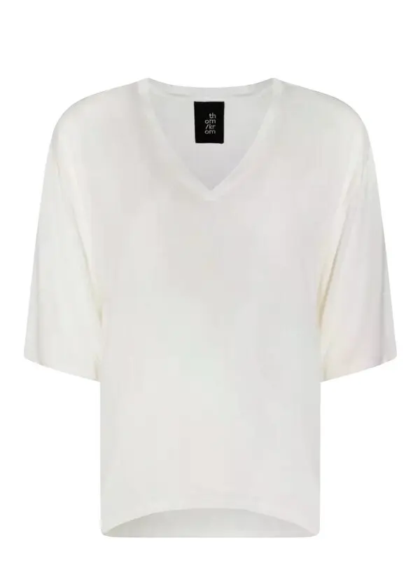 THOM KROM V-neck T-shirt - Neutrals