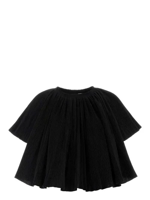 Co Pleated Top - Black