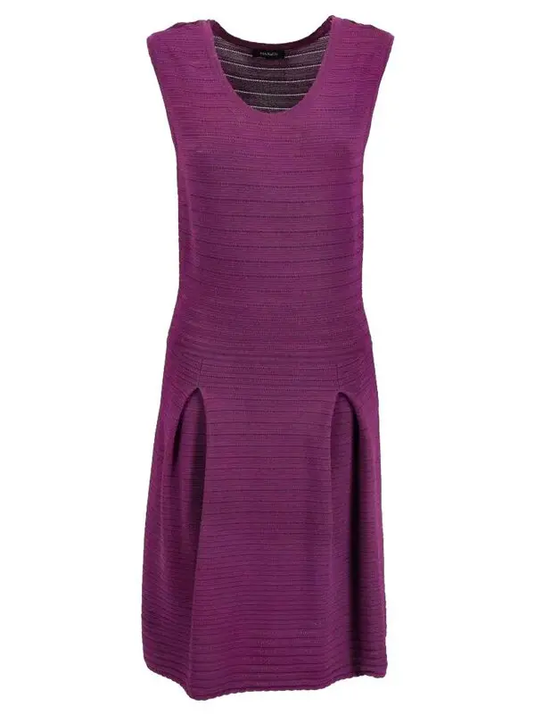 MAX&CO. Pleated Sleeveless Midi Dress - Purple