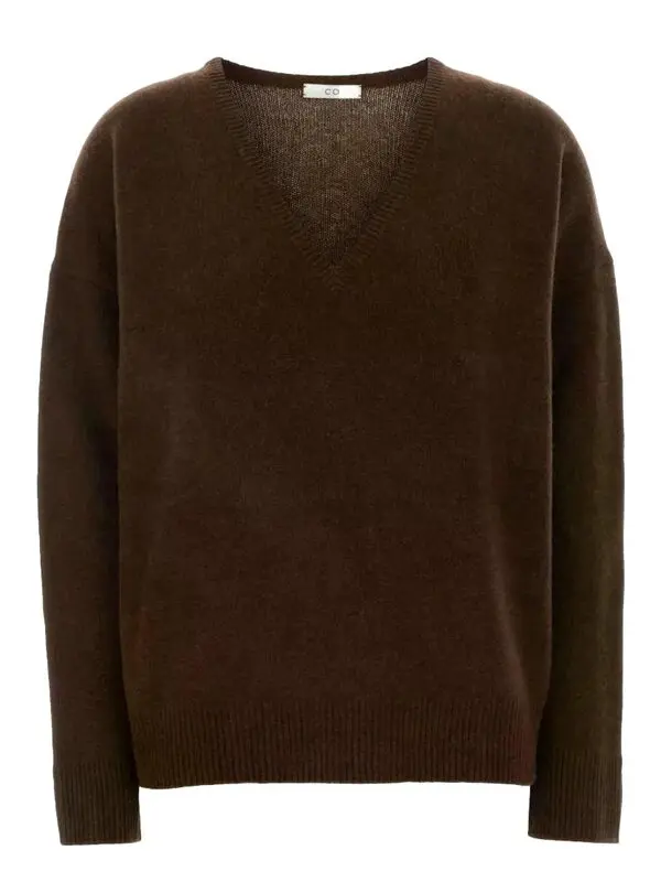 Co V-neck Cashmere Sweater - Brown