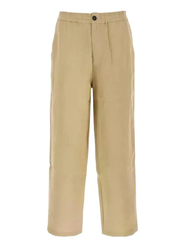 Le Kasha Elasticated-waistband Trousers - Neutrals