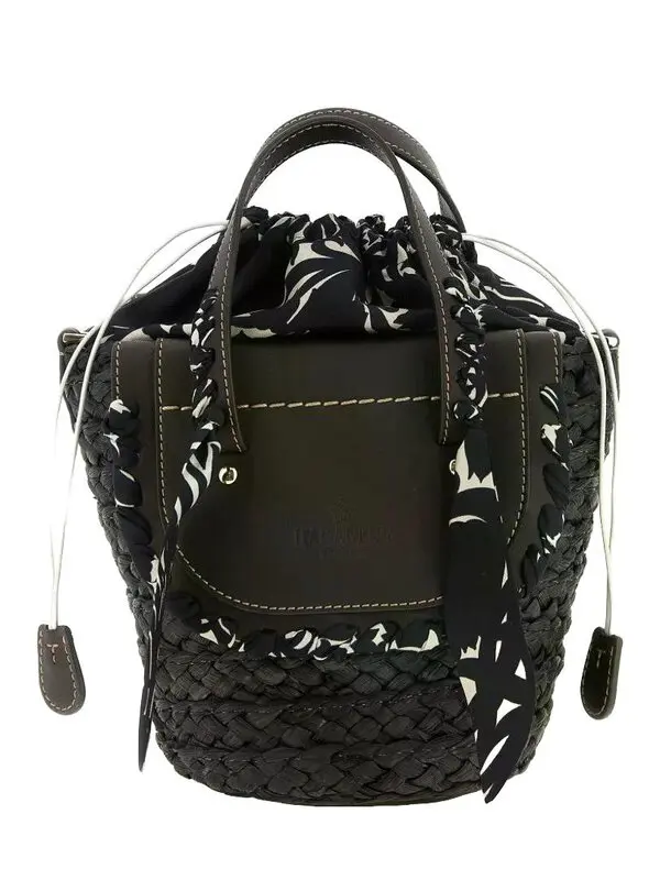 CUBA LAB Woven Tote Bag - Black