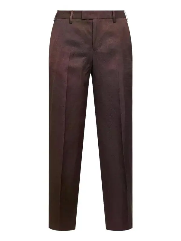PT TORINO Textured Trousers - Brown