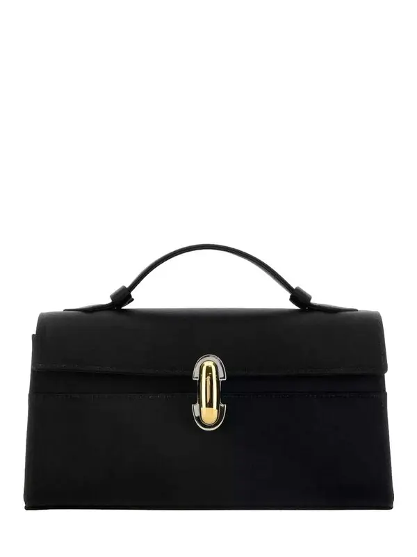 Savette Symmetry Satin Tote - Black