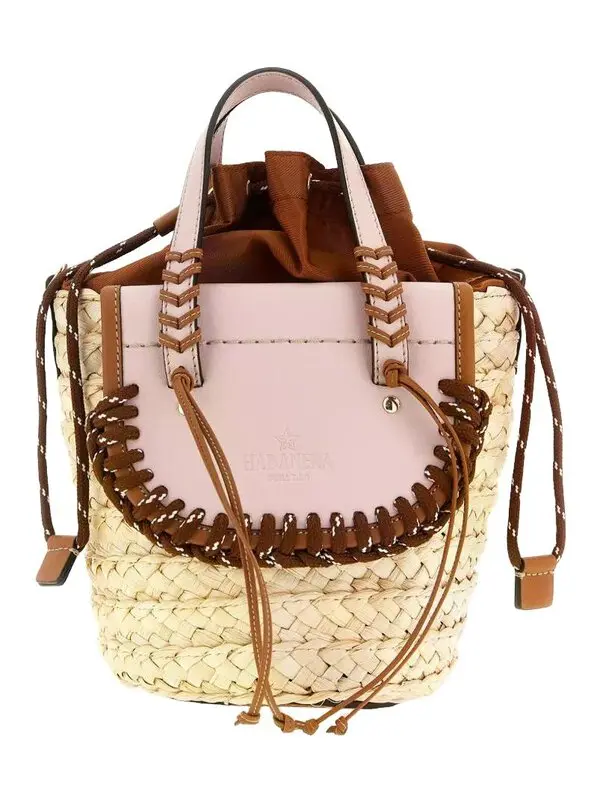 CUBA LAB Raffia Tote Bag - Neutrals