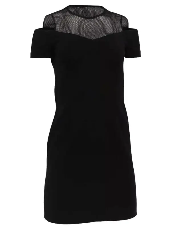 Sandro Off-shoulder Mini Dress - Black