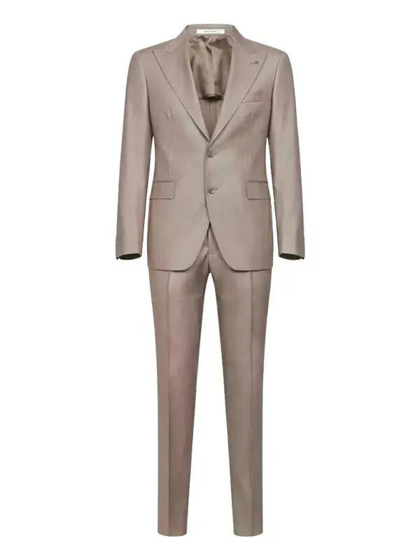 Tagliatore Peak-lapel Two-button Suits - Neutrals