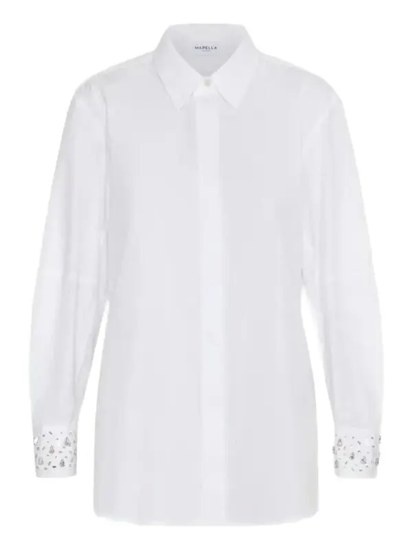 Marella Embellished Shirt - White