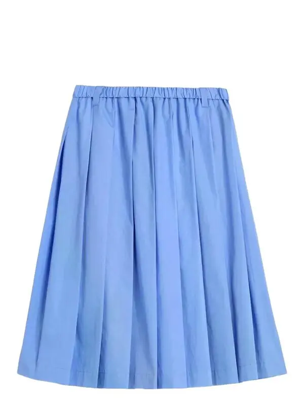 Aspesi Pleated Mini Skirt - Blue