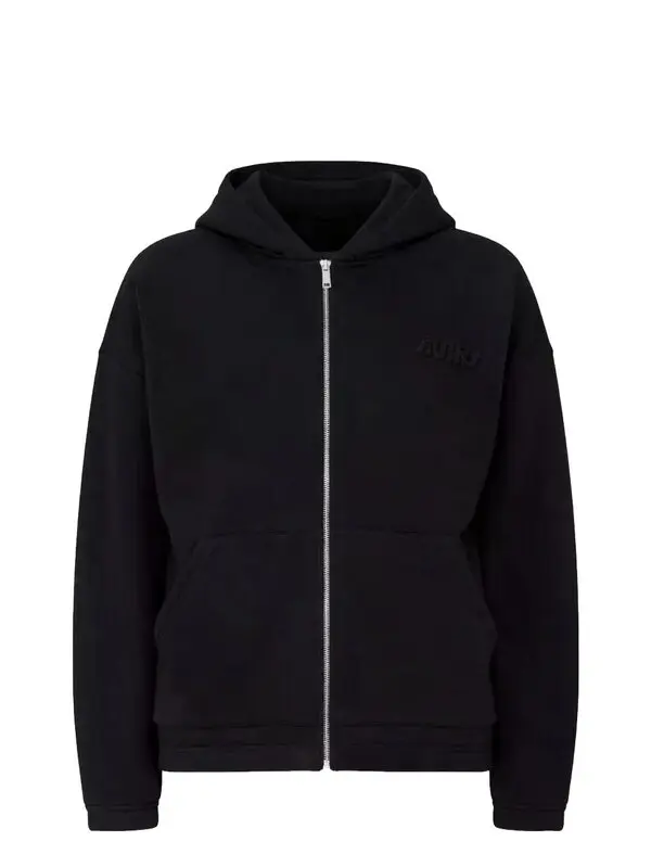 AUTRY Hooded Zip-up - Black
