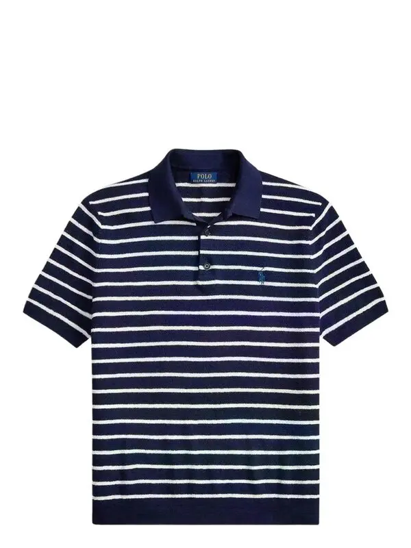 Polo Ralph Lauren Striped Polo Shirt - Blue