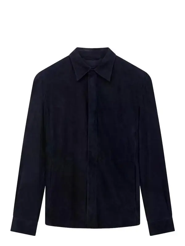 Giorgio Armani Lambskin Jacket - Blue