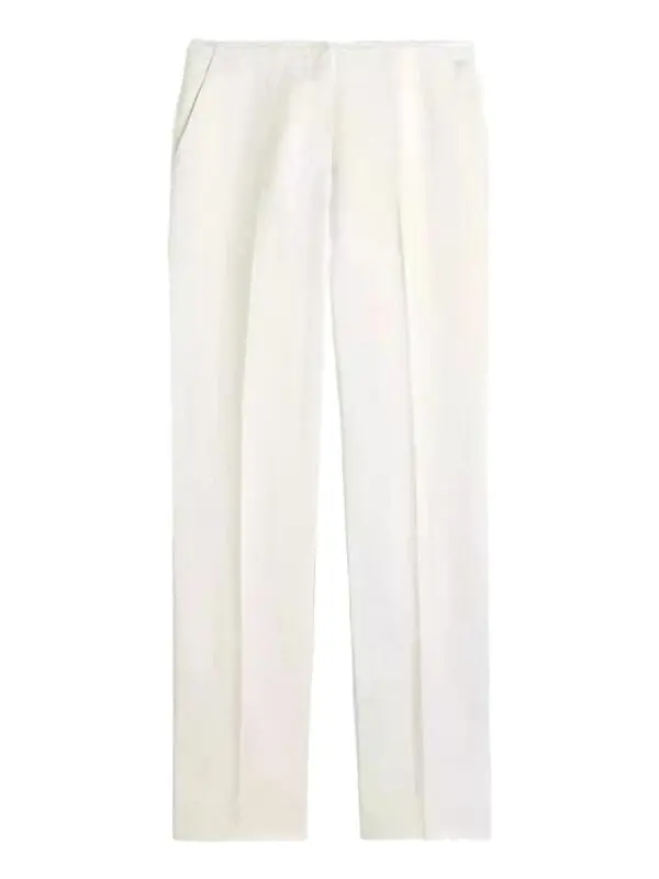 TOTEME Raw Edge Trousers - White