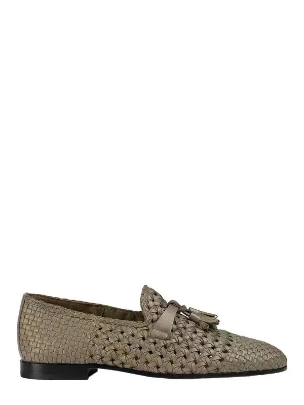 DOUCAL'S Openwork Tassel Loafers - Neutrals