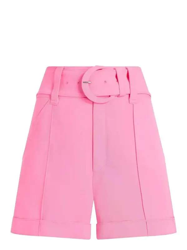 Cinq À Sept Belted Tailored Shorts - Pink