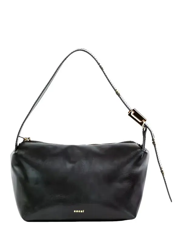 Sacai Zip Shoulder Bag - Black