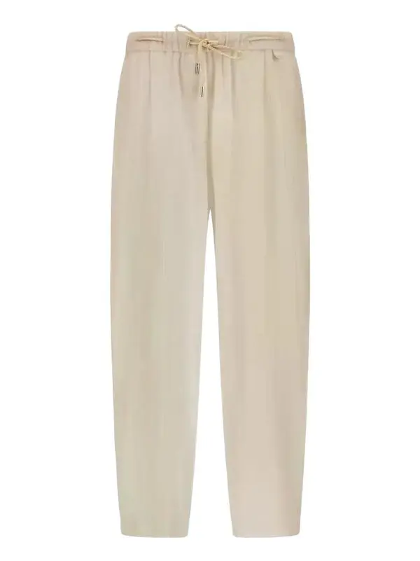 Herno Drawstring-waist Trousers - Neutrals