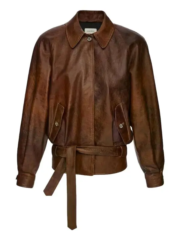 Magda Butrym Belted Jacket - Brown