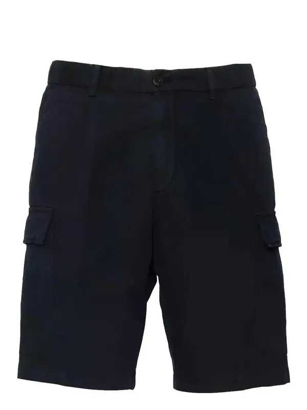 BRIGLIA 1949 Cargo Bermuda Shorts - Blue