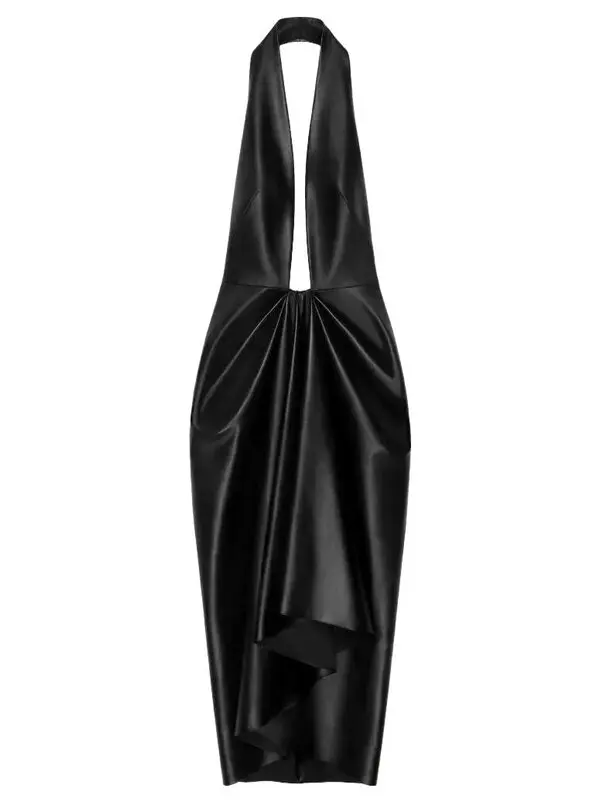 Givenchy Draped Long Dress - Black