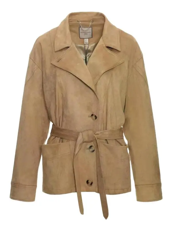 URBANCODE Belted Jacket - Neutrals