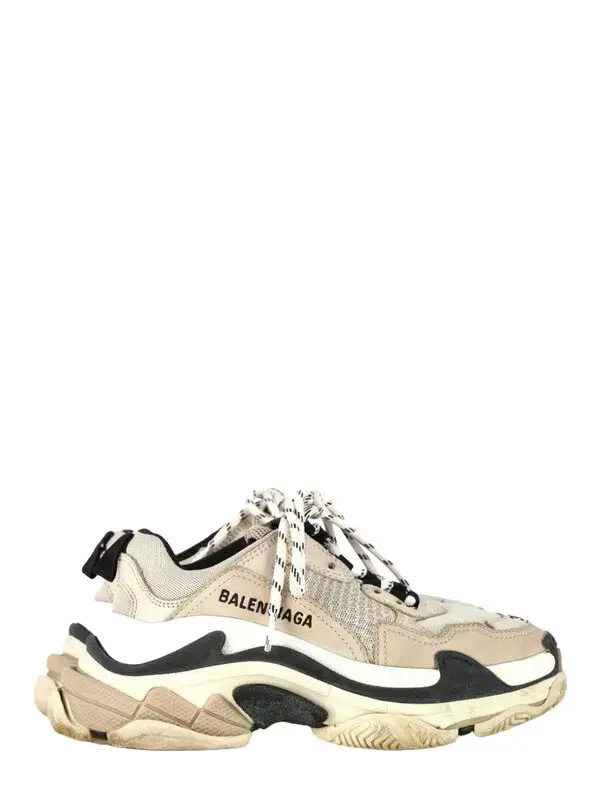 Balenciaga Triple S Mesh Sneakers - Neutrals