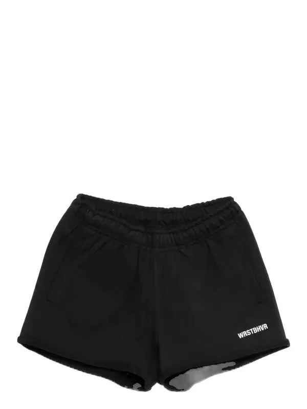WRSTBHVR Logo Shorts - Black