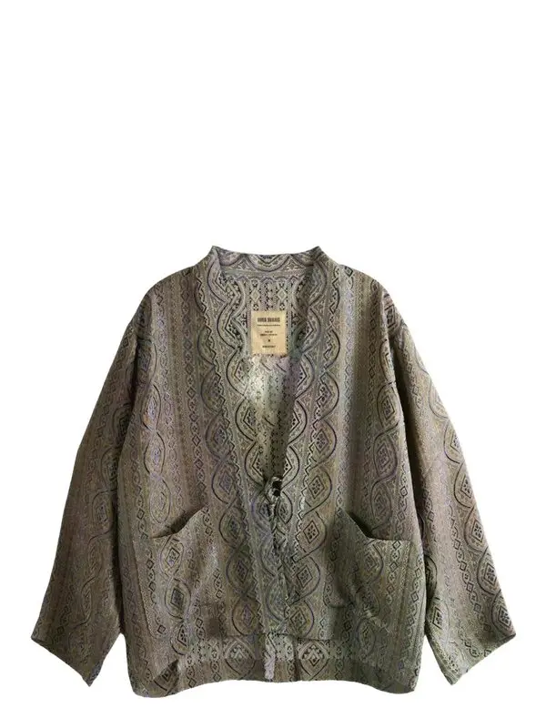 UMA WANG Patterned Jacket - Blue