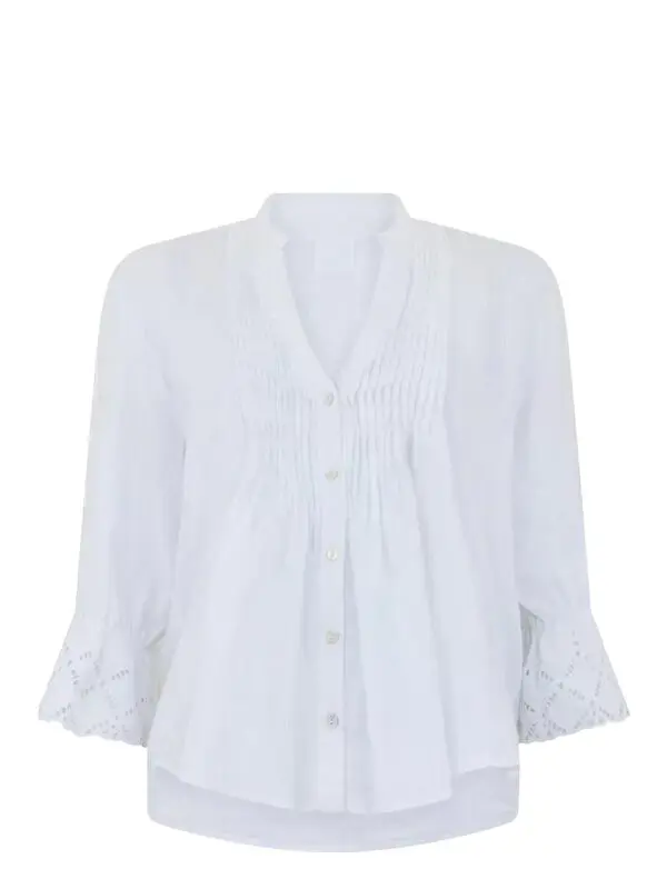 120% Lino Buttoned Shirt - White