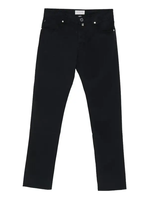 Jacob Cohen Bard Straight Trousers - Black
