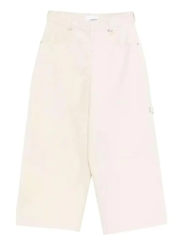 SAGE NATION Painter Pocket Detail Trousers - Neutrals