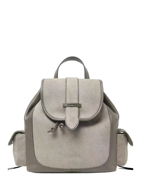 Peserico Flap-pocket Backpack - Grey