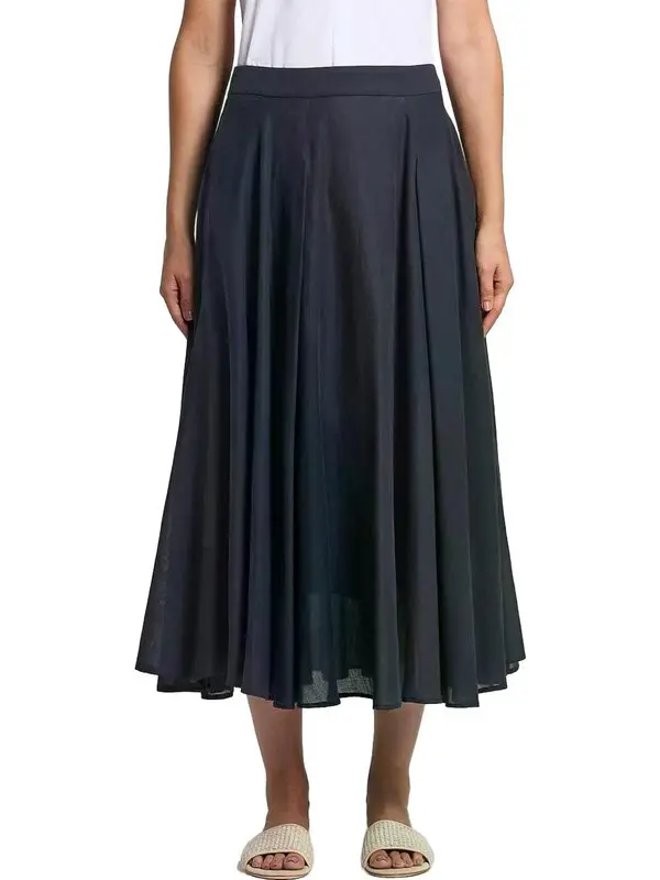 Peserico A-line Midi Skirt - Blue