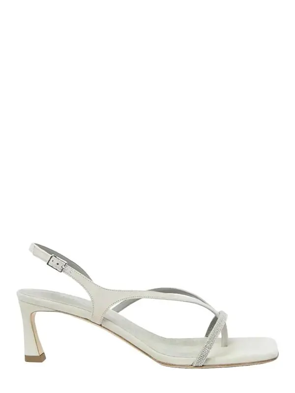 Peserico Embellished Sandals - Grey