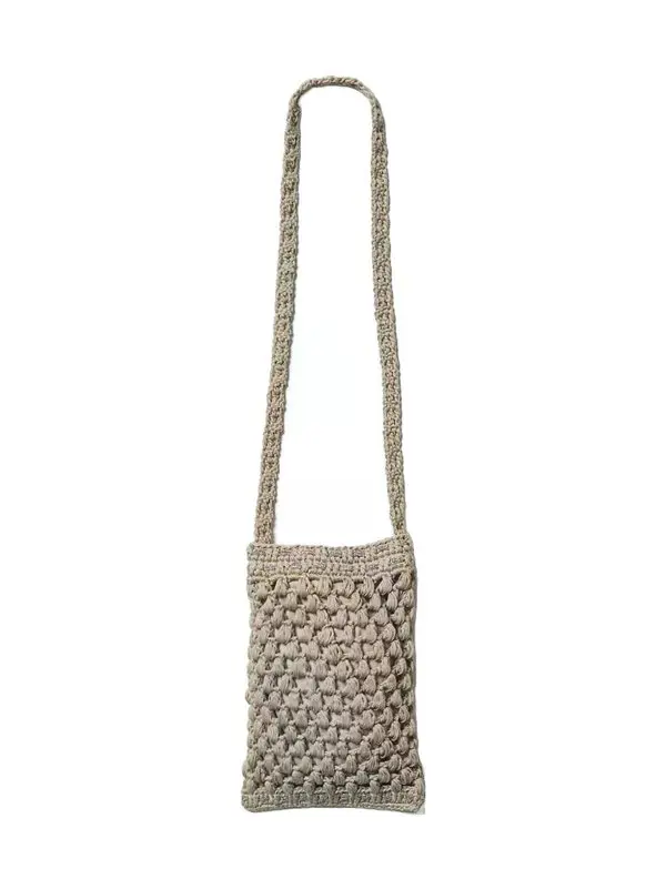 Peserico Mini Woven Shoulder Bag - Neutrals