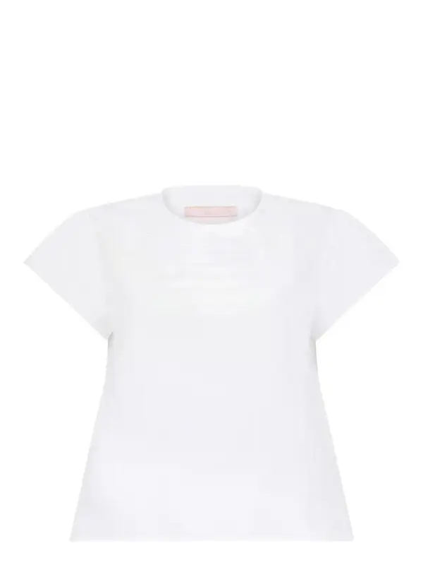 KRISTINA TI Crew-neck Blouse - White