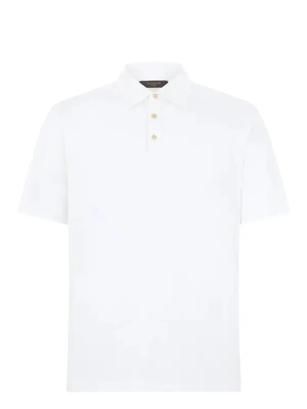 SLOWEAR Cotton Polo Shirt - White