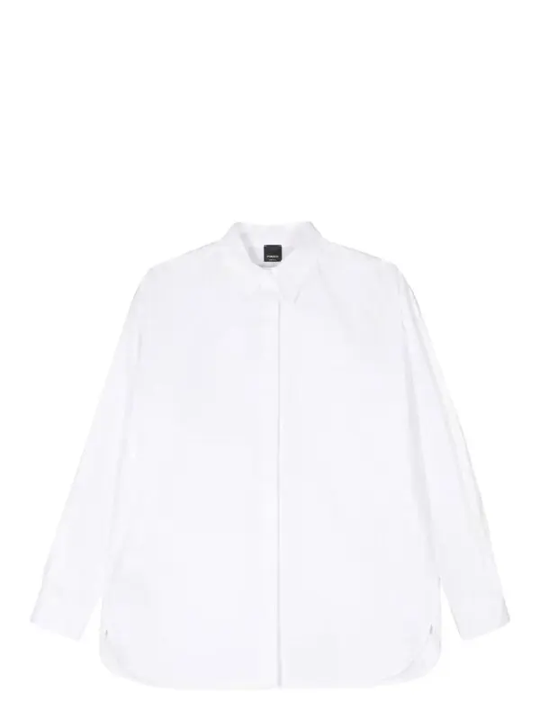 Pinko Logo-embroidered Shirt - White