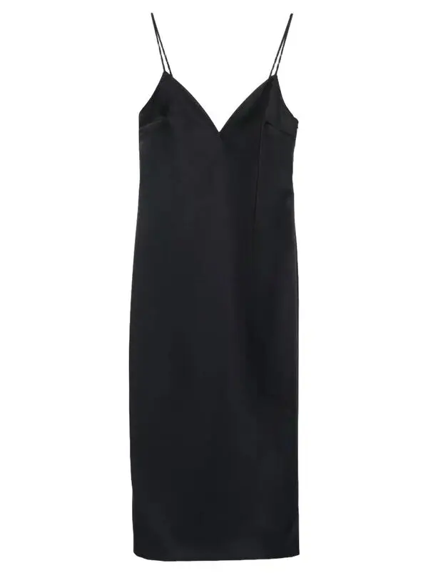 TWINSET V-neck Strap Dress - Black