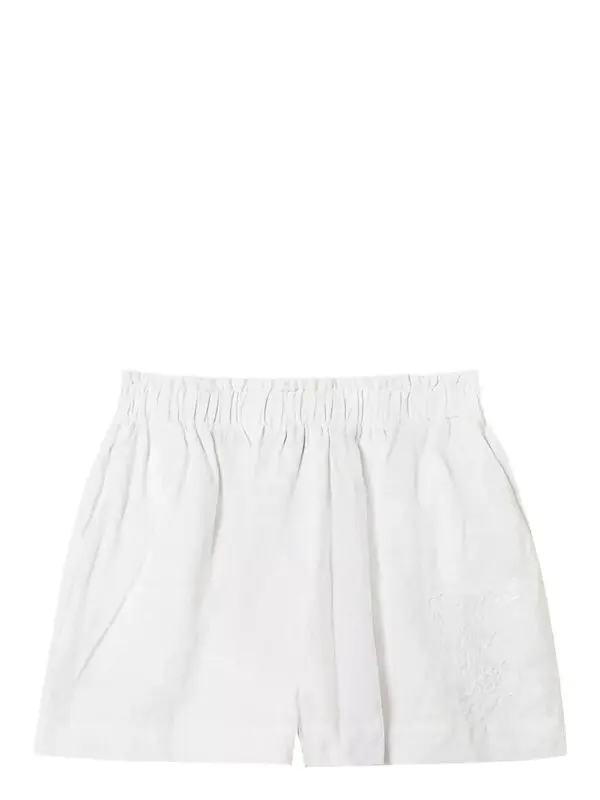 TWINSET Elastic-waistband Shorts - White