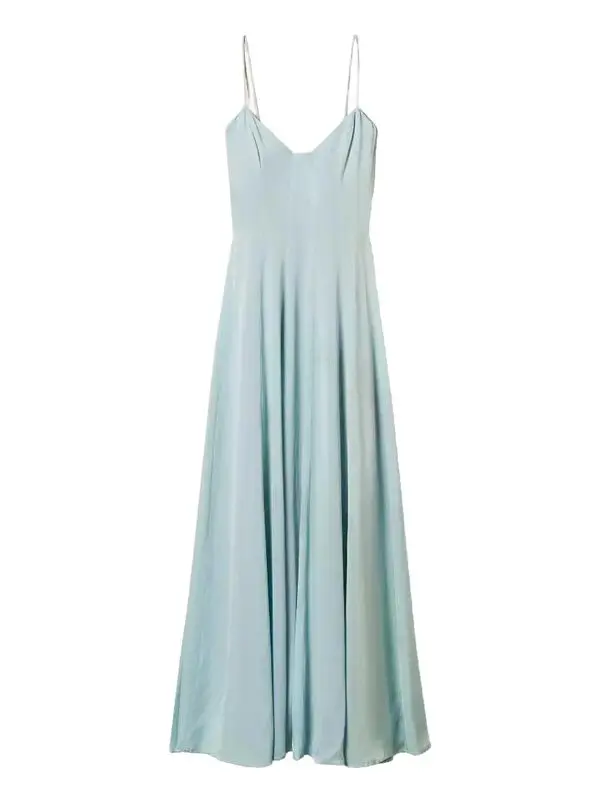 TWINSET Sleeveless Maxi Dress - Blue
