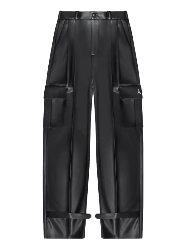 Manière De Voir Cargo Tie Trousers - Black